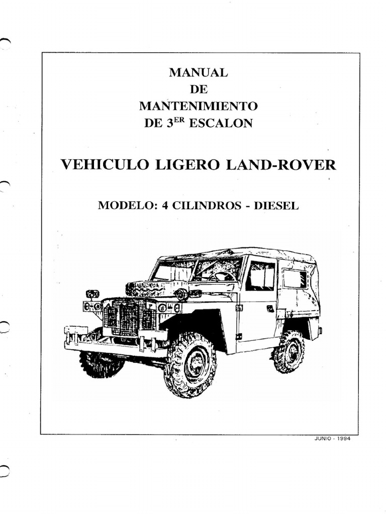 Manual de Taller Land Rover 88 | PDF