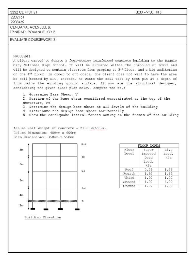 Seismic Base Shear Calculation Guide | PDF | Applied And Interdisciplinary Physics | Earthquakes