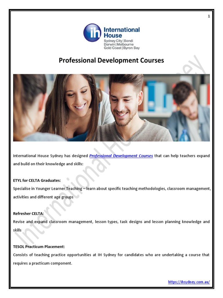 Professional Development Courses | PDF
