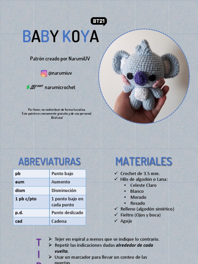 Baby Koya Patron Esp (Narumiuv) | PDF