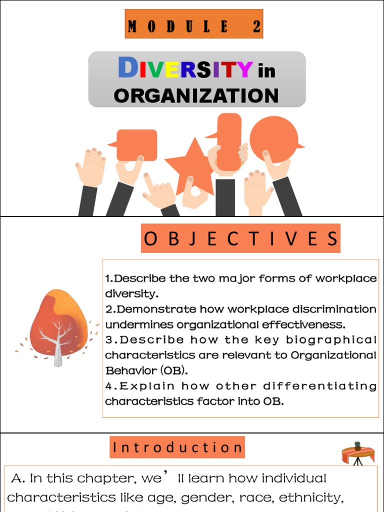 Module 2 - Diversity in Organization | PDF | Disability | Stereotypes