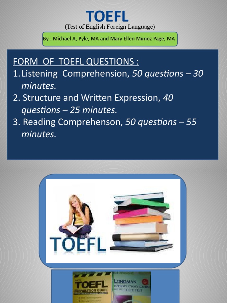 TOEFL | PDF | Test Of English As A Foreign Language | Verb