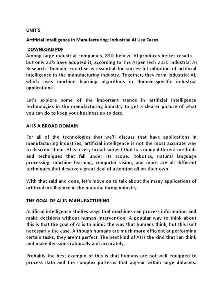 World Class Manufacturing | PDF | Artificial Intelligence ...