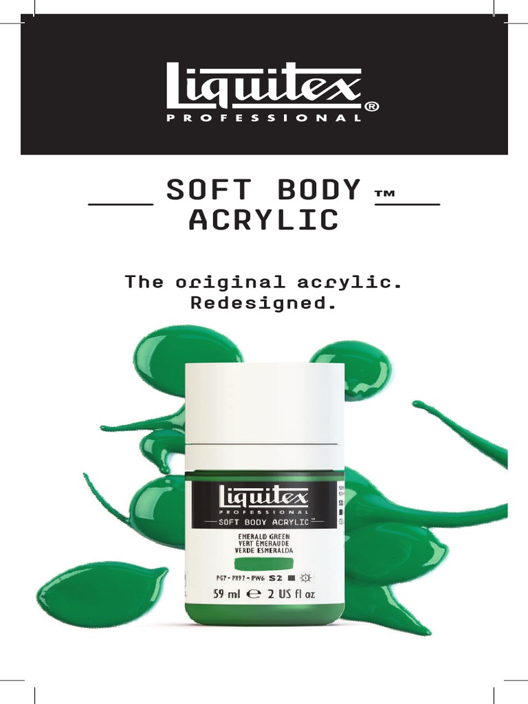Liquitex Soft Body Booklet | PDF | Acrylic Paint | Paint