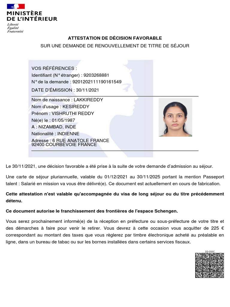 Attestation Decision Favorable 30-11-2021 | PDF