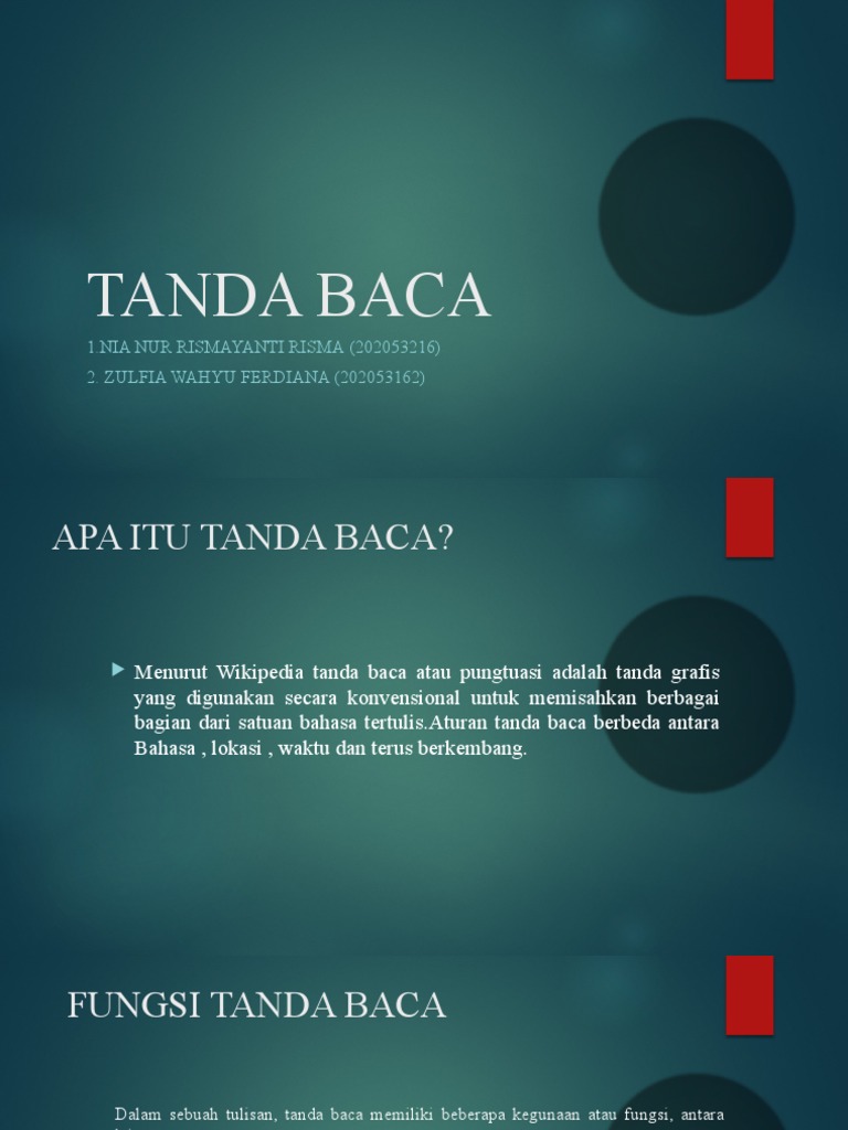 Materi Tentang Tanda Baca | PDF