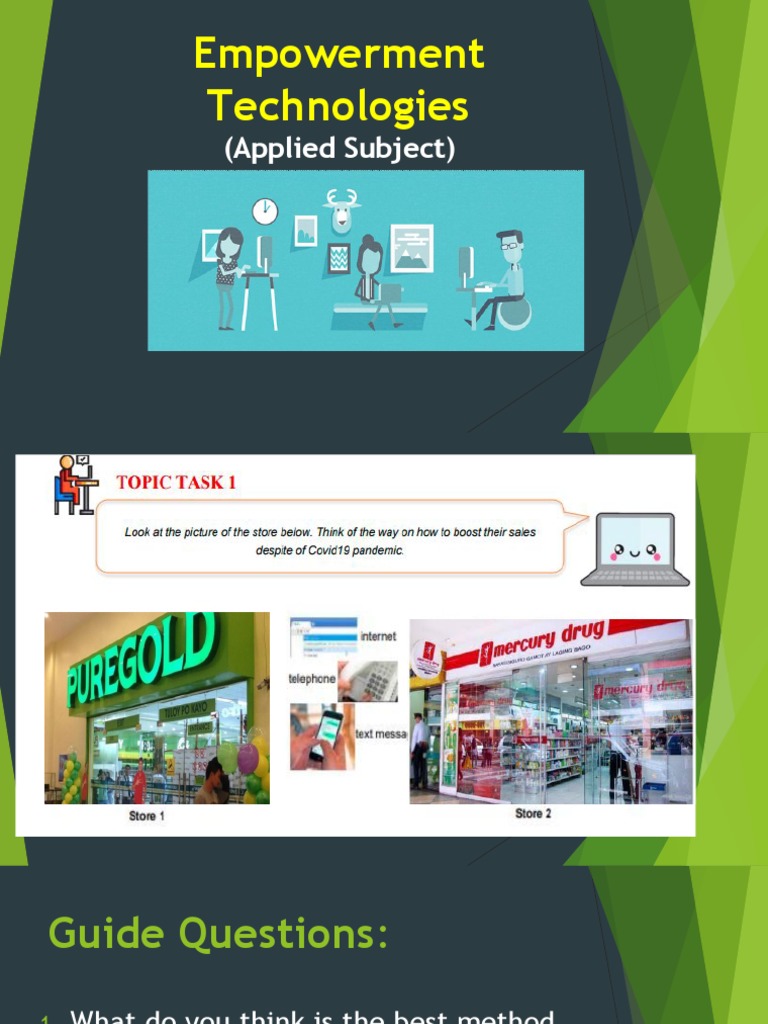 Week 1 - Intro To ICT Part 2 | PDF | Educational Technology | Mobile App