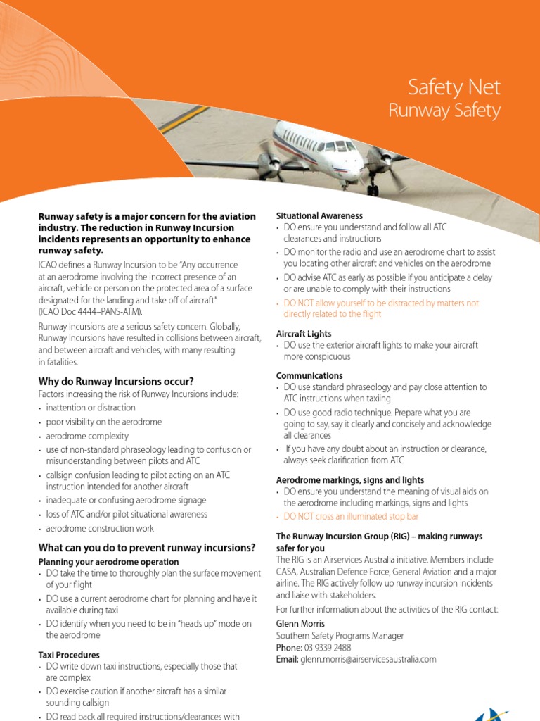 Runway Safety | PDF | Air Traffic Control | Runway