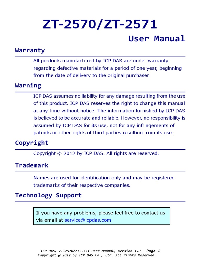 zt-257x Usermanual 0101 en | PDF | Computer Network | Port (Computer ...
