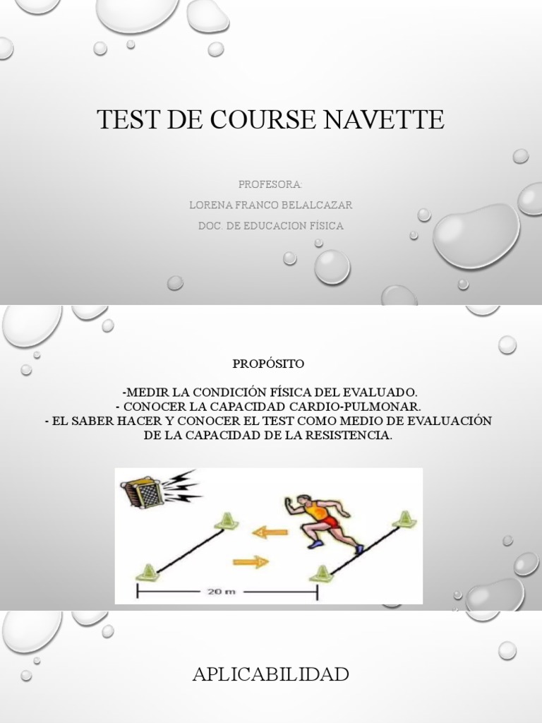 Test de Course Navette | PDF