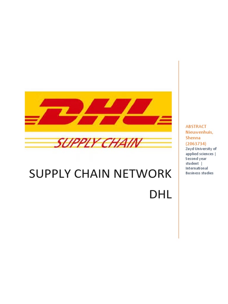 DHL's Supply Chain Network and Value Chain Analysis | PDF | Supply Chain | Value Chain
