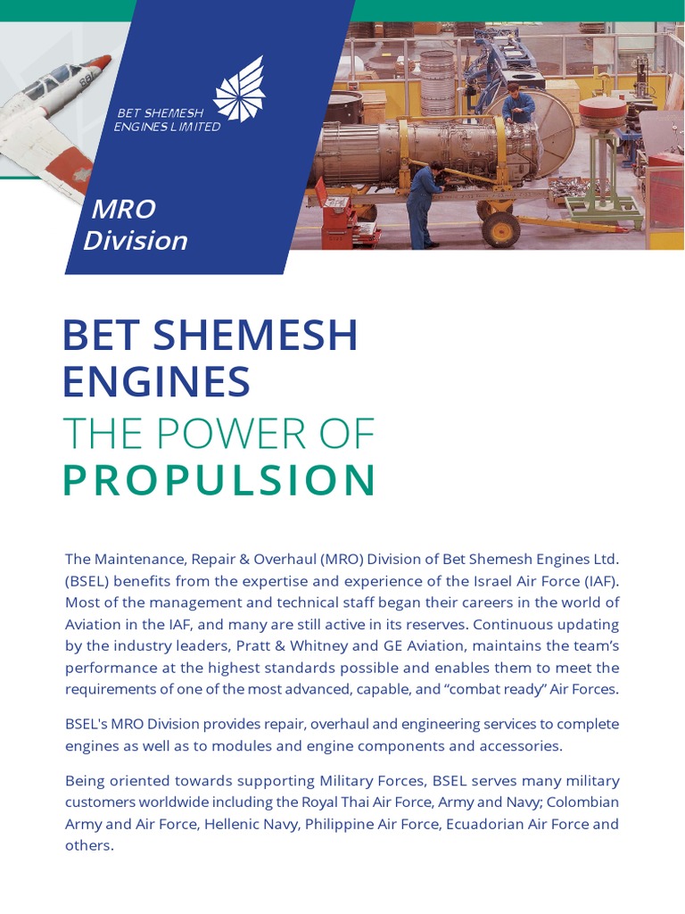 MRO Military Brochure | PDF | Aircraft | Engines