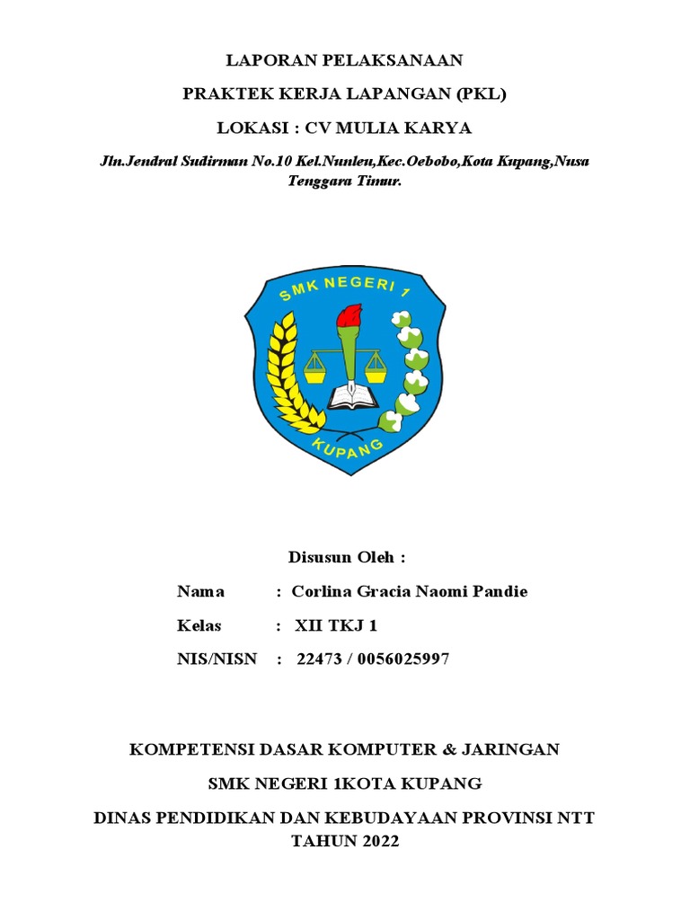 Laporan Dinny Cuantikkk Pdf