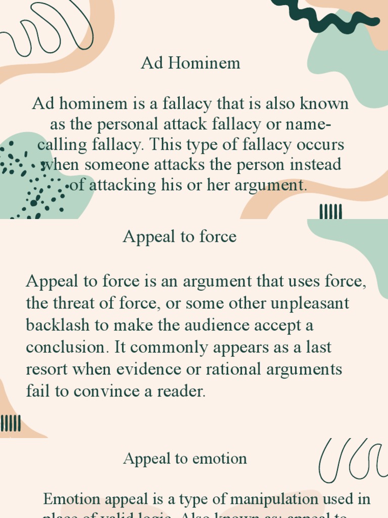 Top 10 Logical Fallacies | PDF | Fallacy | Argument