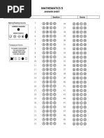 Math 8, Q4 Answer Key & AS PDF | PDF | Learning | Teaching Mathematics