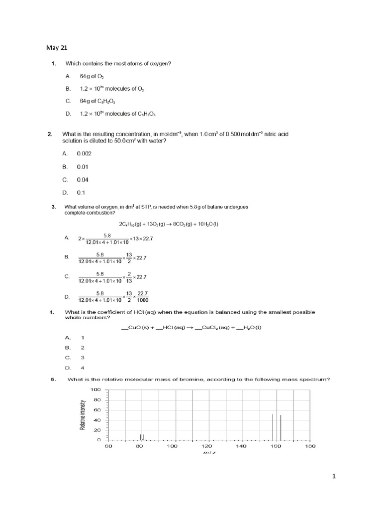 IB SL CHP 1-4 MCQ and Q and A 1ADfsfzvfgvdxfgv | PDF