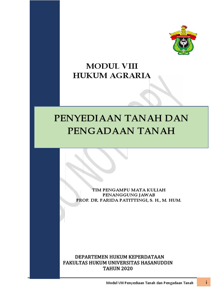 Modul Viii Agraria | PDF