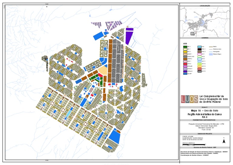 ANEXO II - Mapa 1A Uso Do Solo - Gama DF | PDF | Cartografia | Notação ...