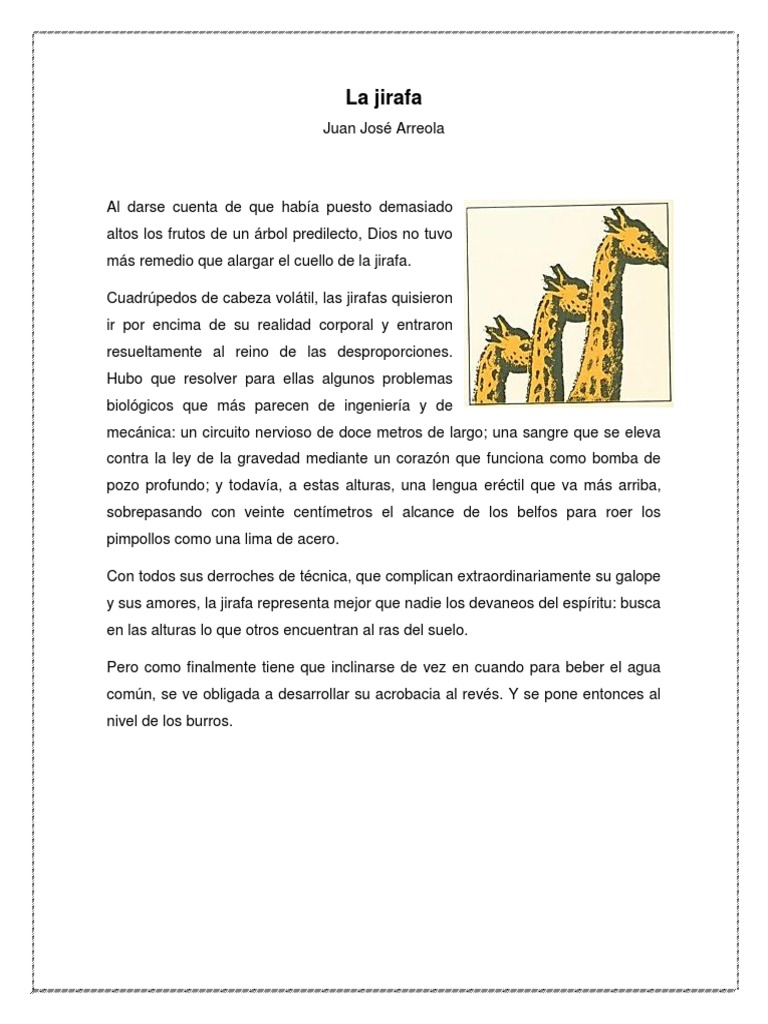 La Jirafa | PDF