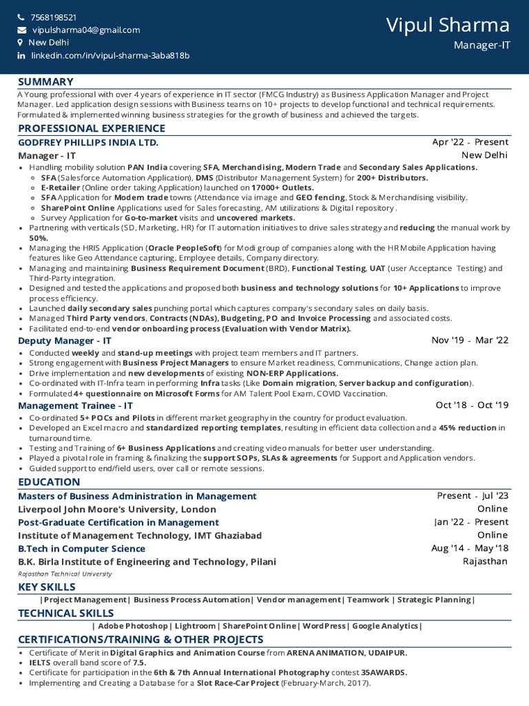 Vipul Sharma 1 | PDF | Computing | Business