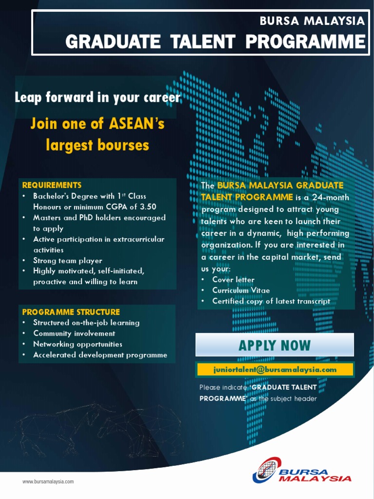 Bursa Malaysia Graduate Talent Program | PDF