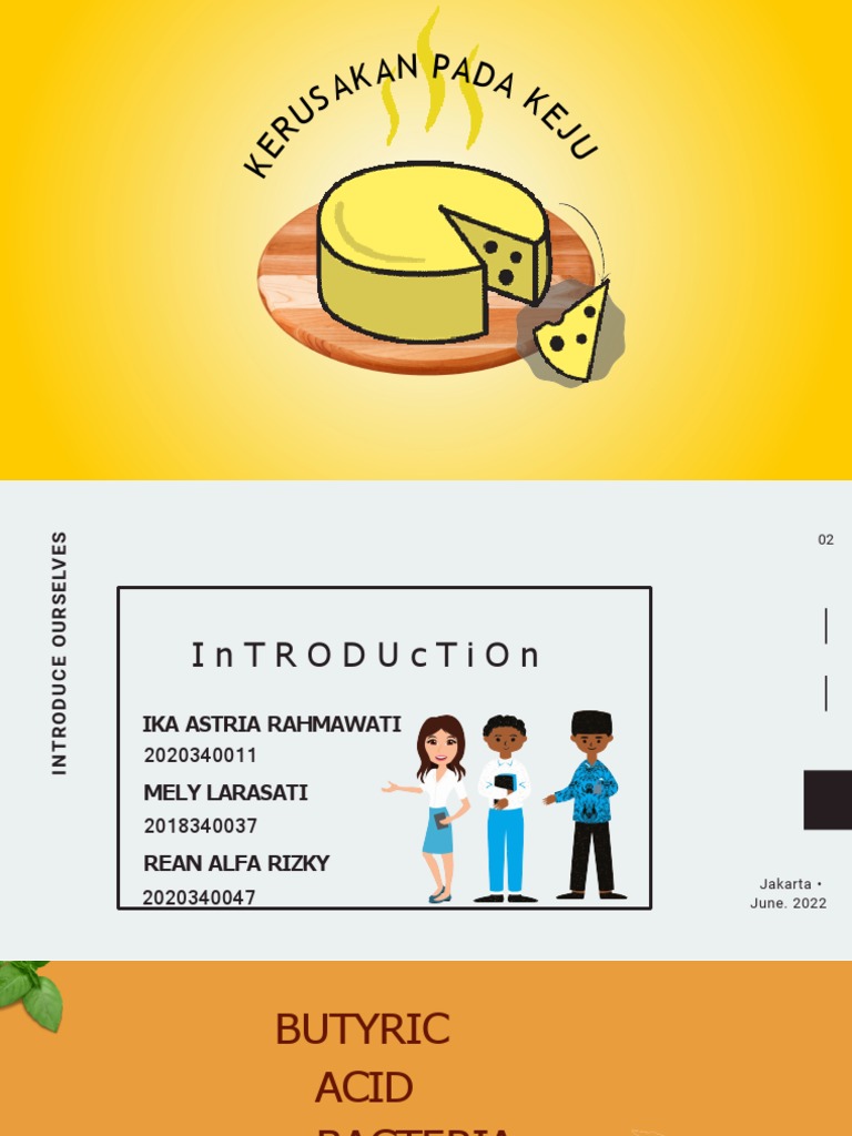 Fermentasi Asam Butirat dan Kerusakan Keju | PDF