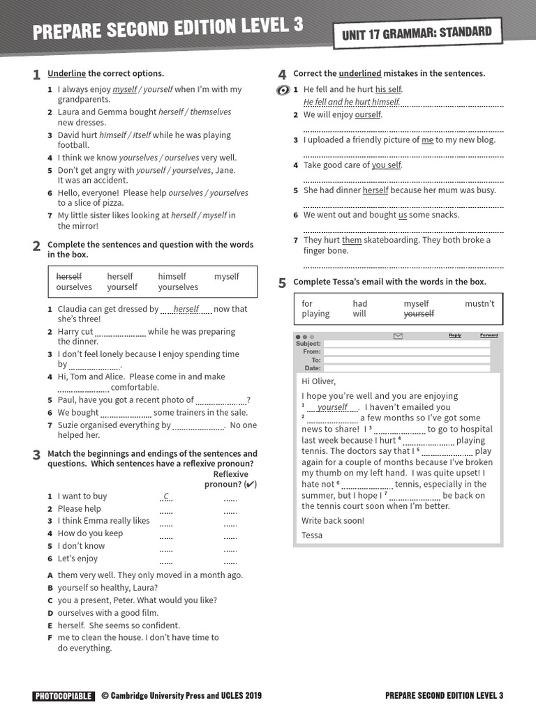 PREPARE 3 Grammar Standard Unit 17 | PDF