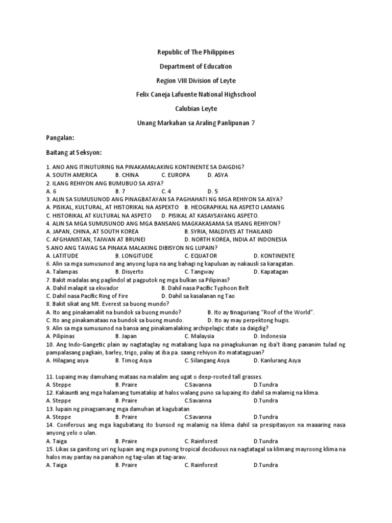 Ap 7 Exam Q1 | PDF