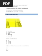 Tabela de Logaritmos Decimais Base 10 | PDF