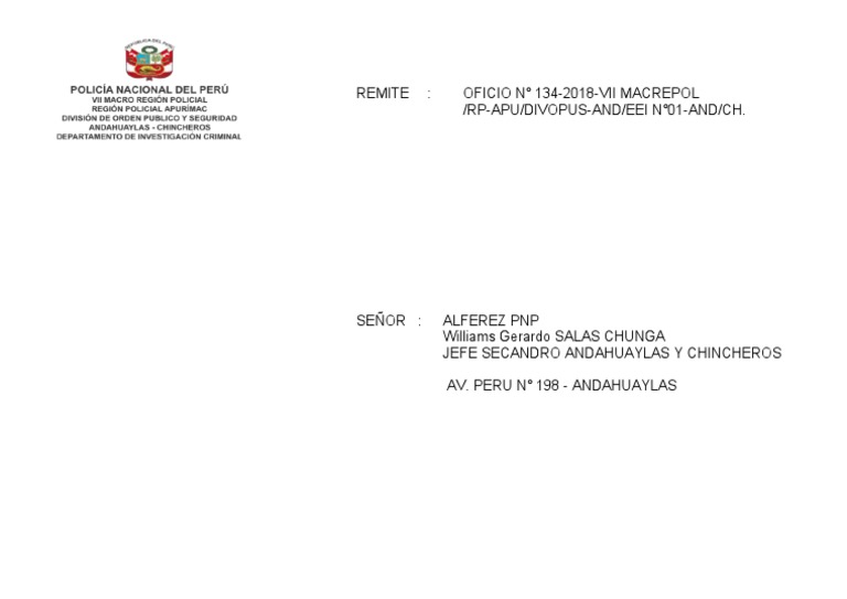 Planilla de Rotulado de Sobre | PDF