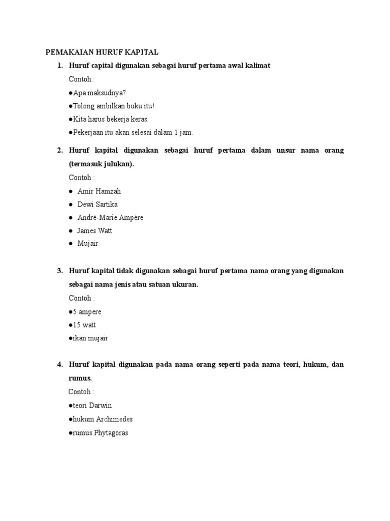 Ringkasan Ejaan Bahasa Indonesia-Kelompok 8 | PDF