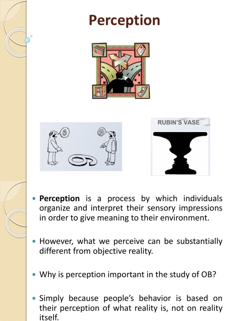 Perception and Attribution: How We Make Sense of Behavior | PDF | Bias ...