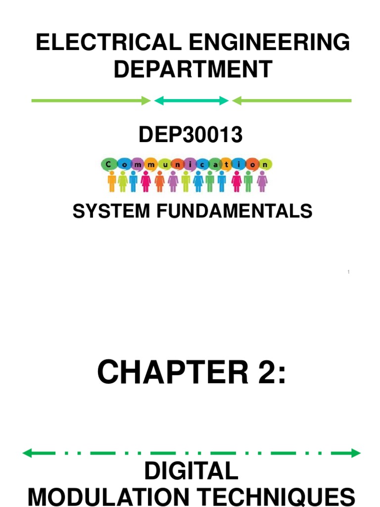 Chapter 2 Digital Modulation - Jun2019 New | PDF | Modulation ...
