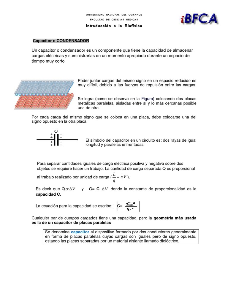 Capacitor o Condensador | PDF | Condensador | Capacidad