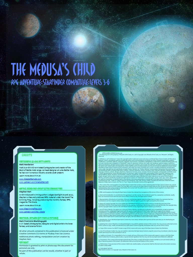 The Medusa's Child | PDF | Copyright | License