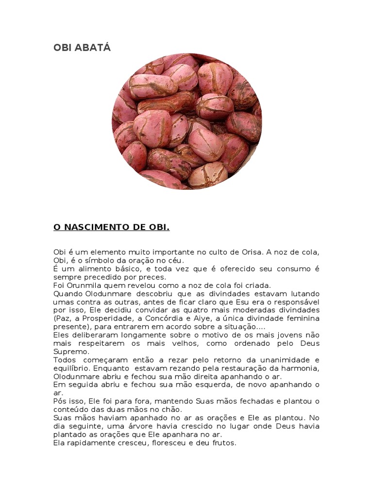 Obi Abata | PDF | Oração | Deus