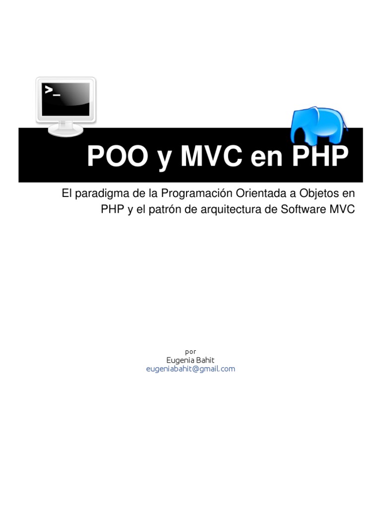 POO y MVC en PHP | PDF | Objeto (informática) | Programación orientada a objetos