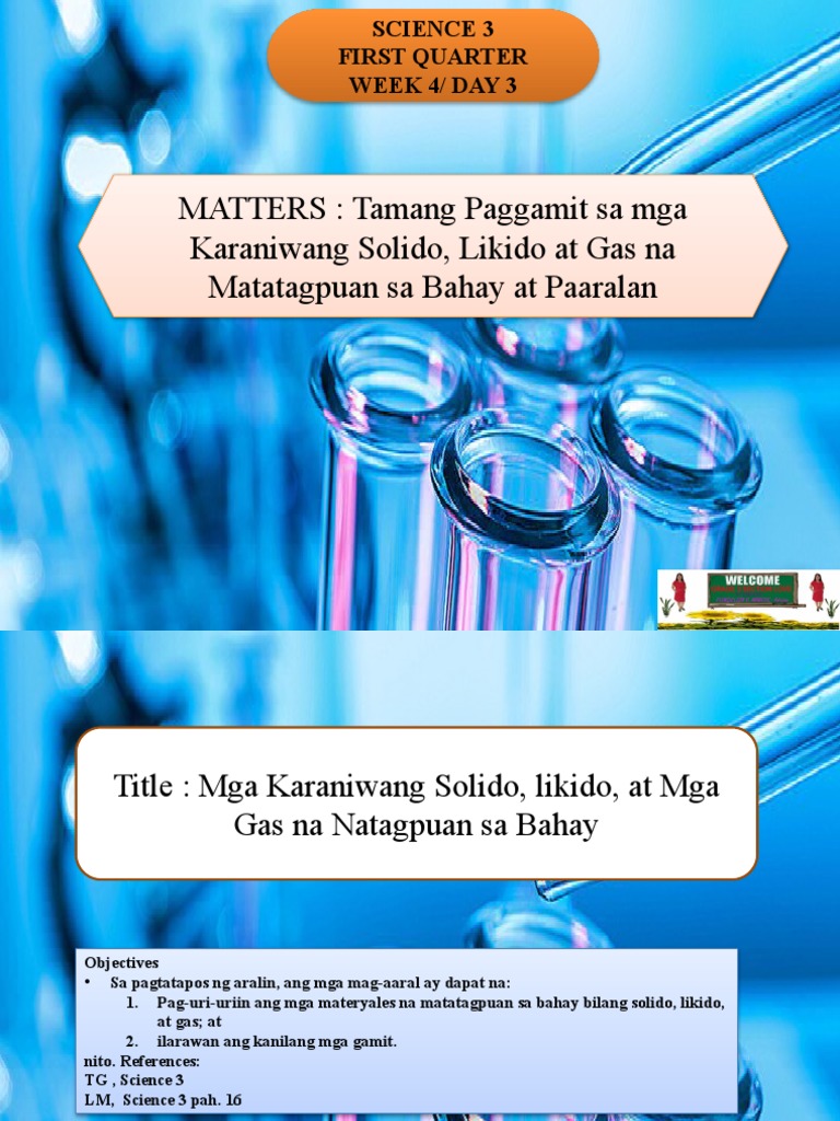 Science3 Q1 Wk4 Day3 | PDF