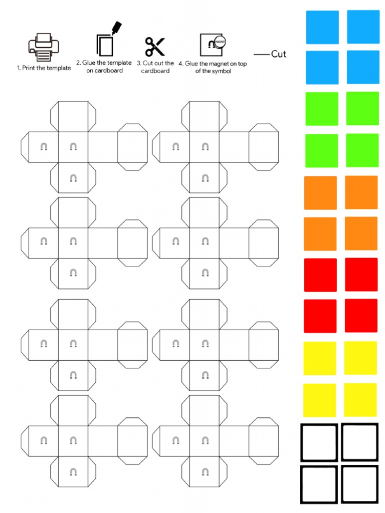 Rubik Template | PDF