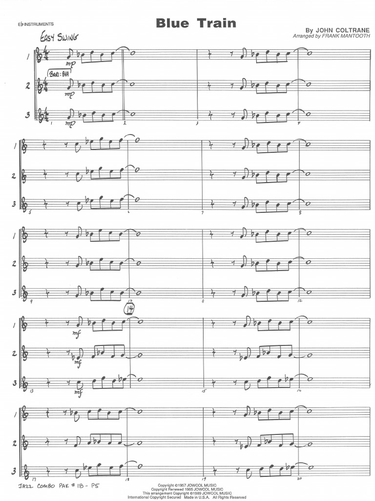 Blue Train Eb 3管 | PDF