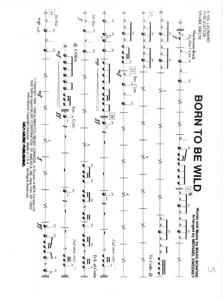 Born To Be Wild | PDF