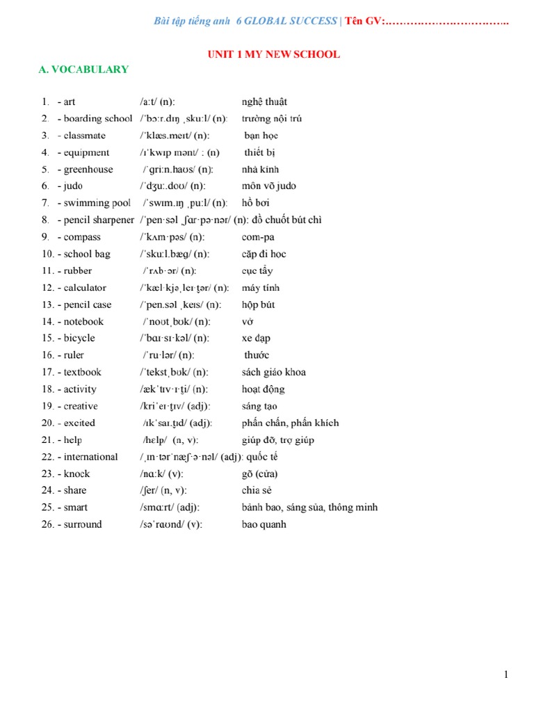 Tang BT 6 Global Success Hk1 1600 PDF - Gdrive.vip | PDF