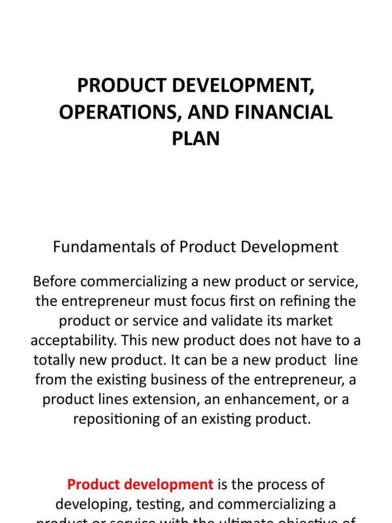 Product Development & Operations Guide | PDF | Warehouse | Prototype