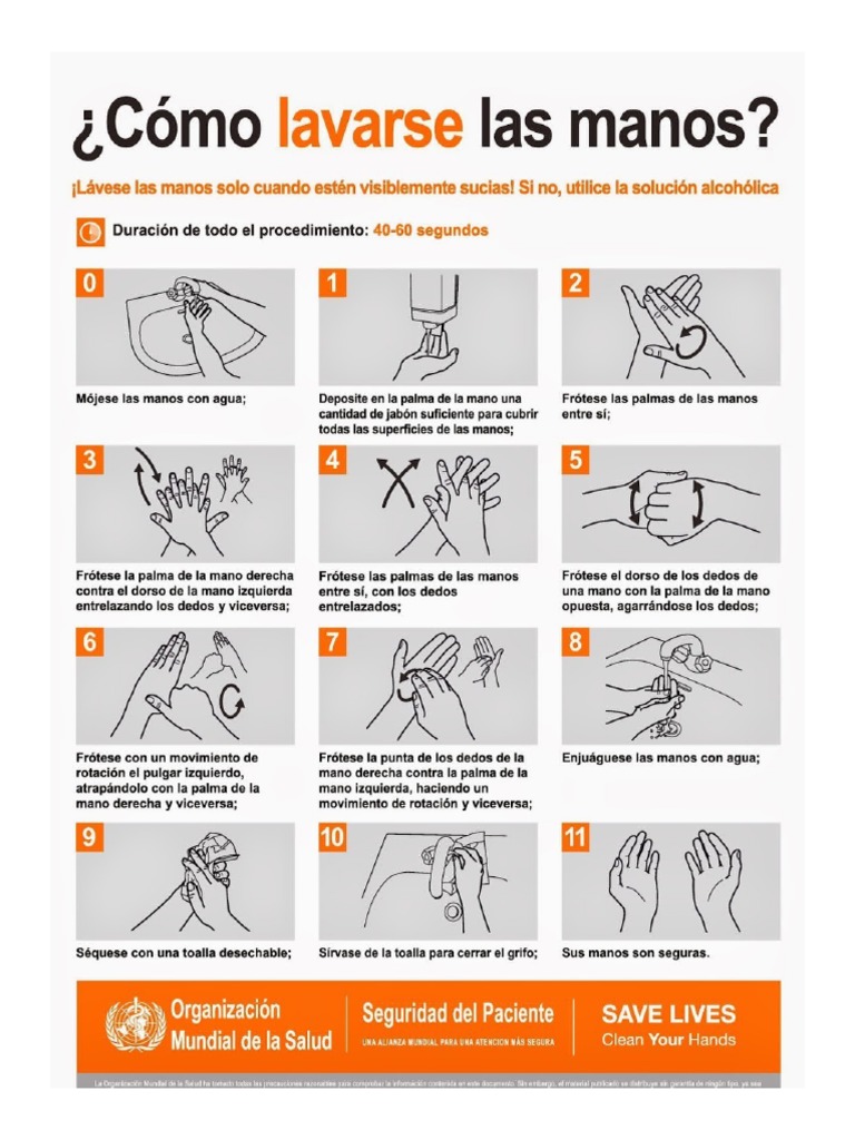 Hoja-Lavado de Manos | PDF