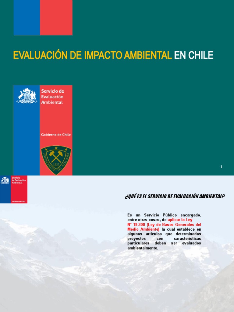 EIA en Chile | PDF | Evaluación de impacto ambiental | Ministerio ...