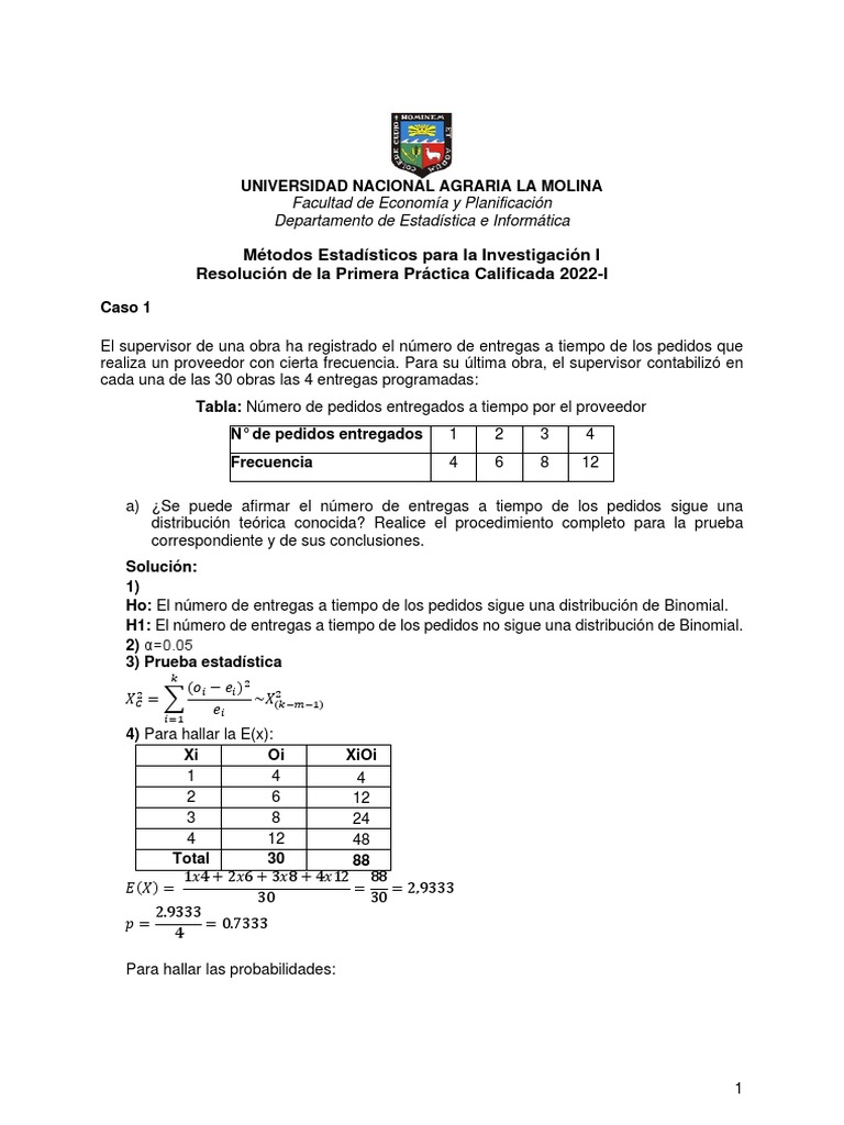 Solución de La PC1 | PDF