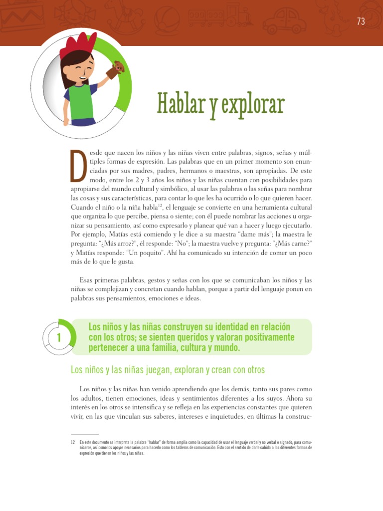 Hablar y Explorar TALLER. | PDF | Las emociones | Comunicación