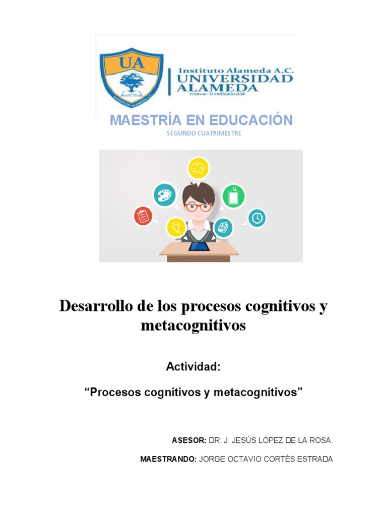 Definicion de Procesos Cognitivos y Metacognitivos | PDF | Teoria de la ...