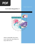 Actividad Integradora 3 Modulo 8 | PDF