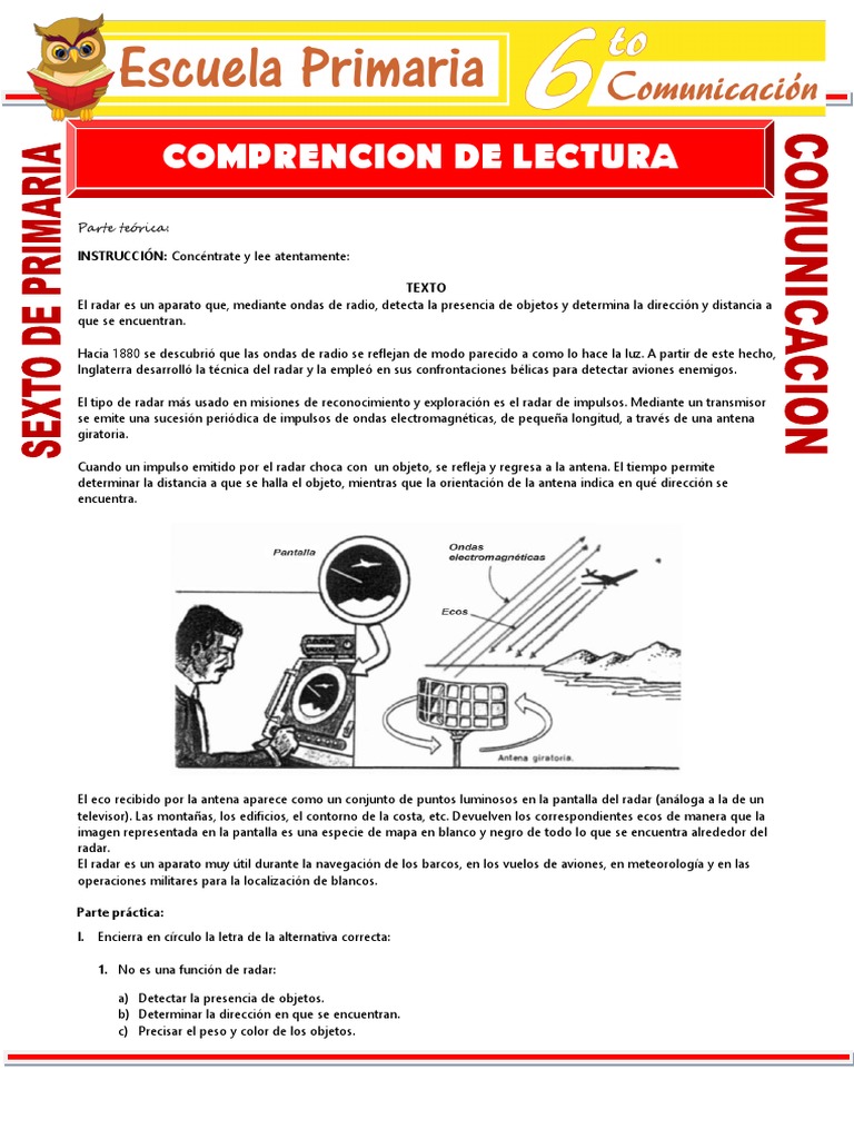 Comprensión del Radar para Niños | PDF | Radar | Radio